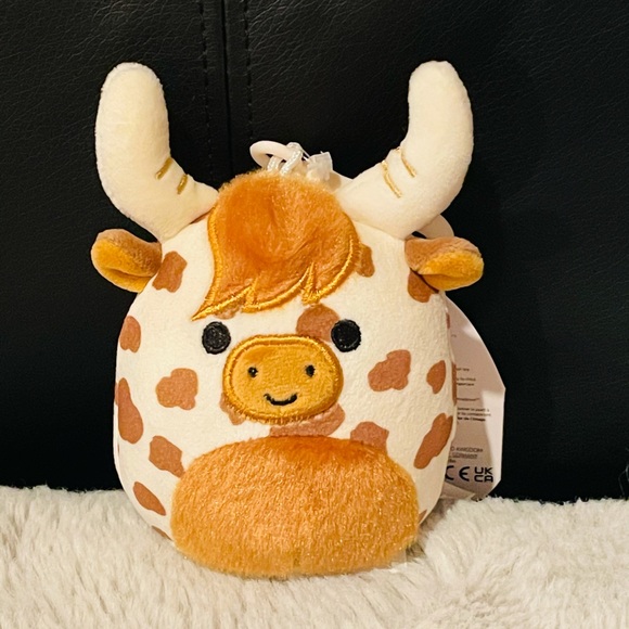 Kellytoy | Toys | Alonzo The Highland Cow Squishmallow Clip | Poshmark